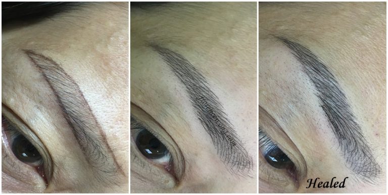 Elegant 3D Brow Embroidery ~ Healed Result - Florence Wong Weblog ...